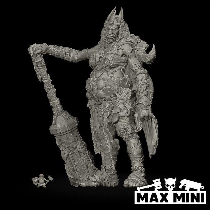 3D Printable Colossal Queen by Max Mini